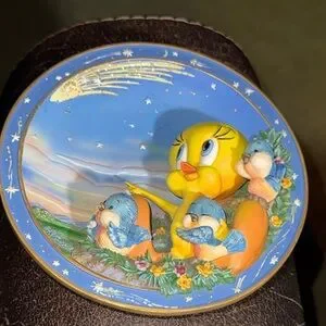 Accents | Tweety Bird Looney Tunes Wishing On A Star Collectible Plate ...